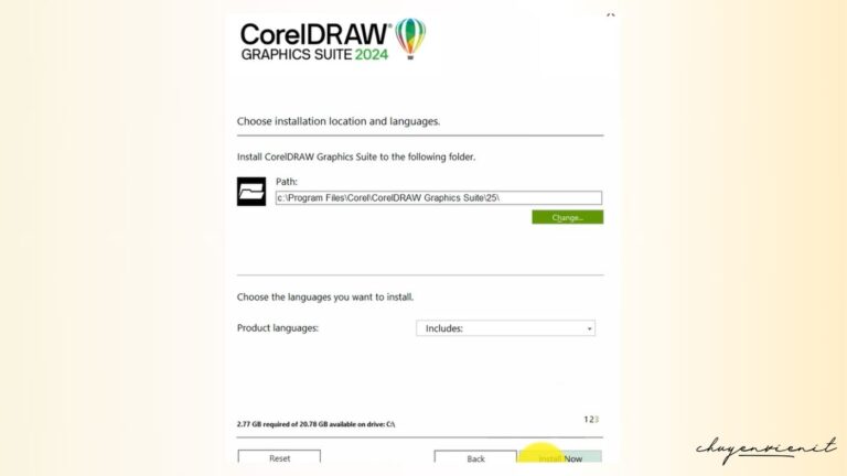 CorelDraw 2024: Đã test cài đặt 100%